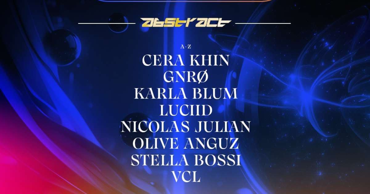 Mixmag Netherlands presents: Abstract 02 - EVENTS - Mixmag Netherlands